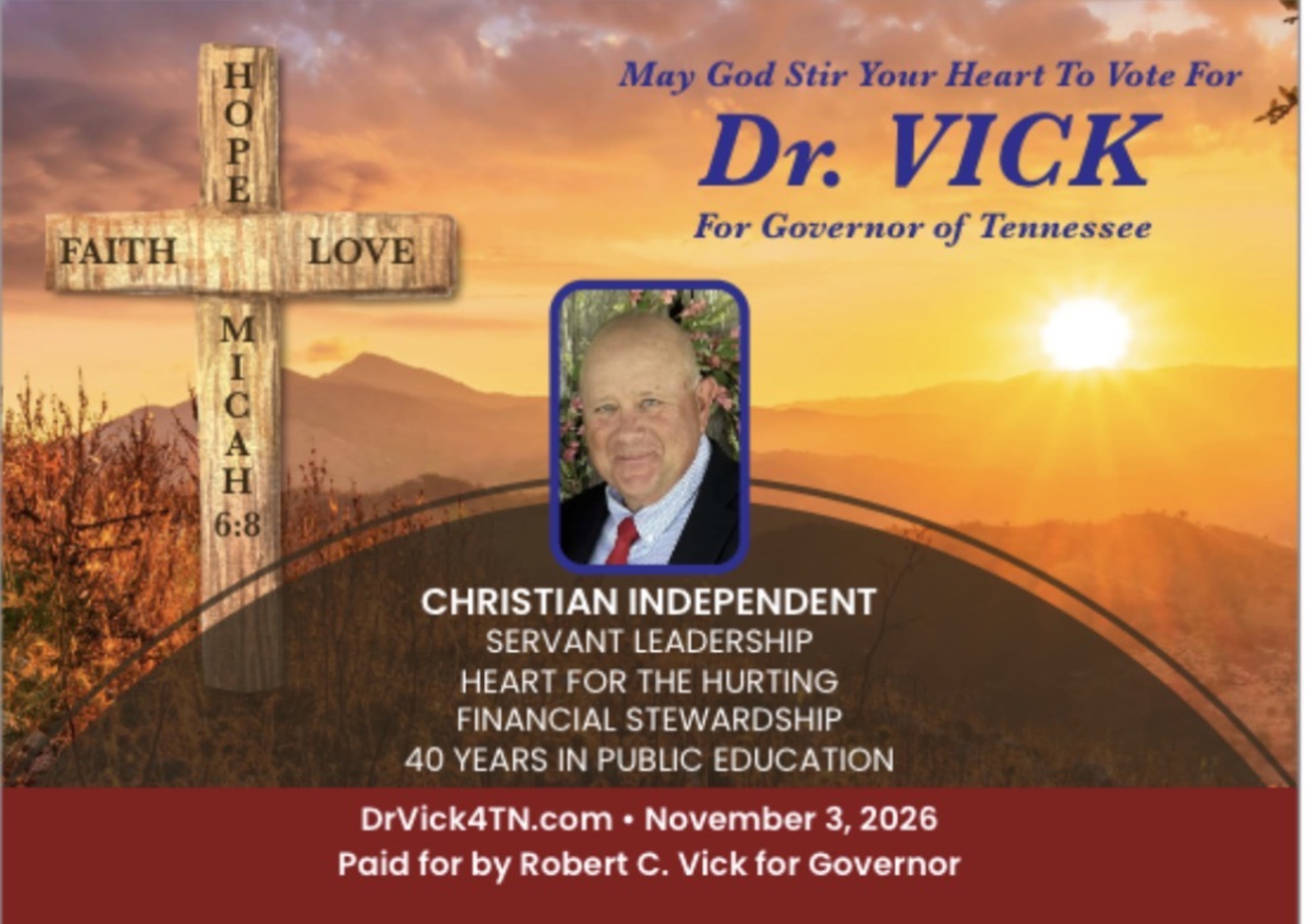 Meet Dr. Robet C. Vick