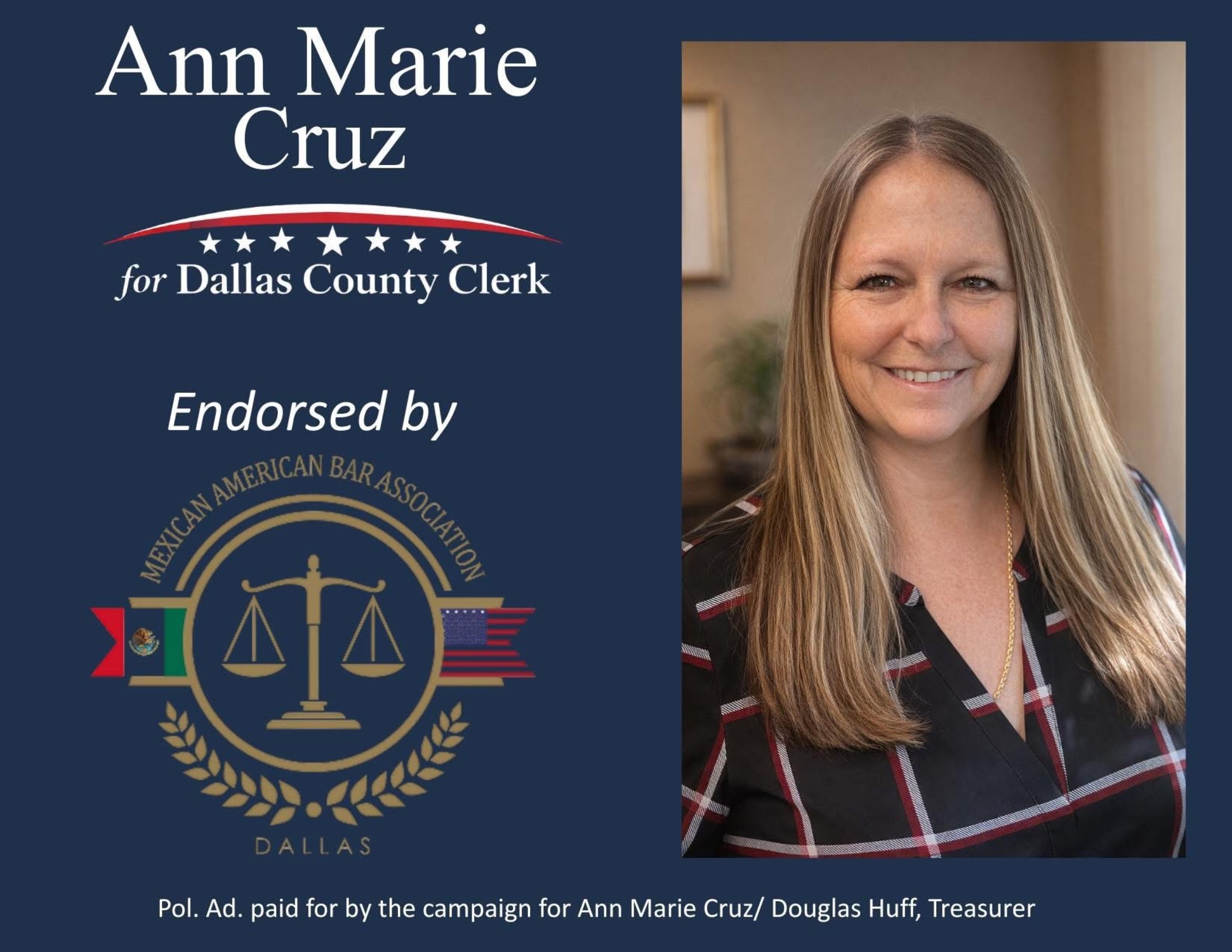Ann Cruz for Dallas County Clerk