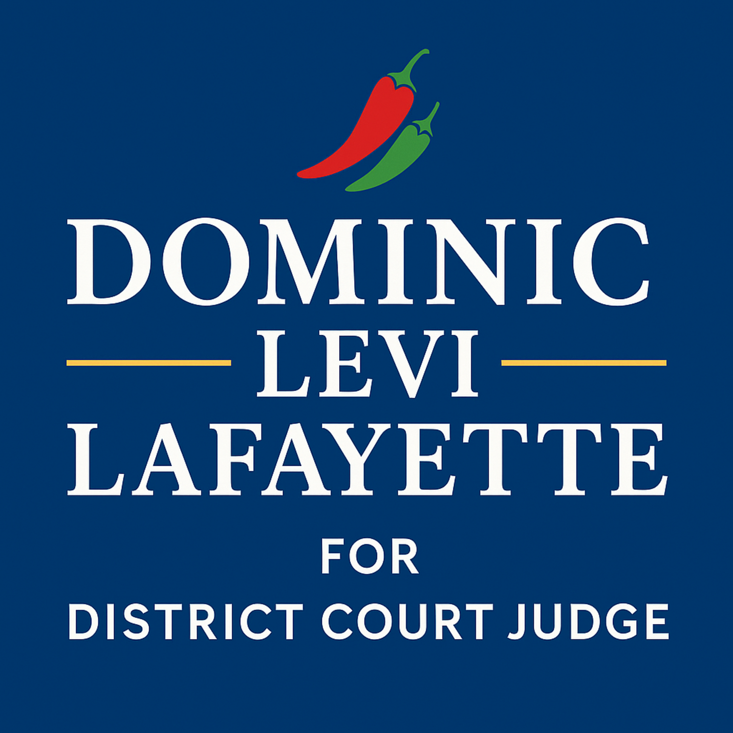 Dominic La Fayette for 2nd Judicial District Court Judge